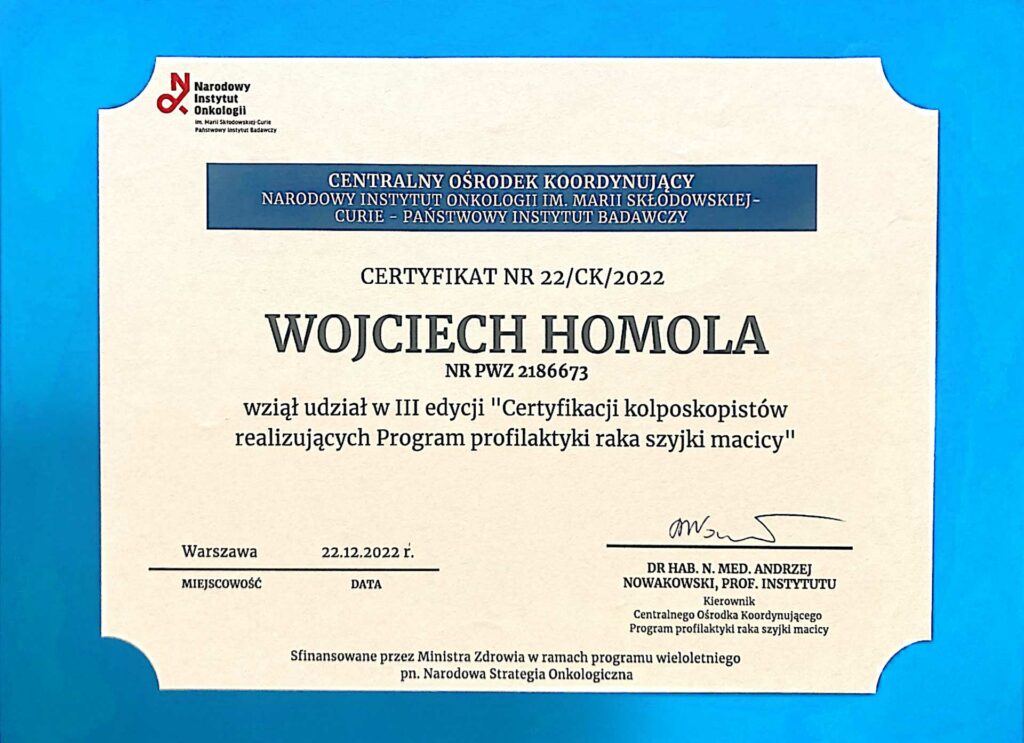 dr n. med. Wojciech Homola • FemiMea